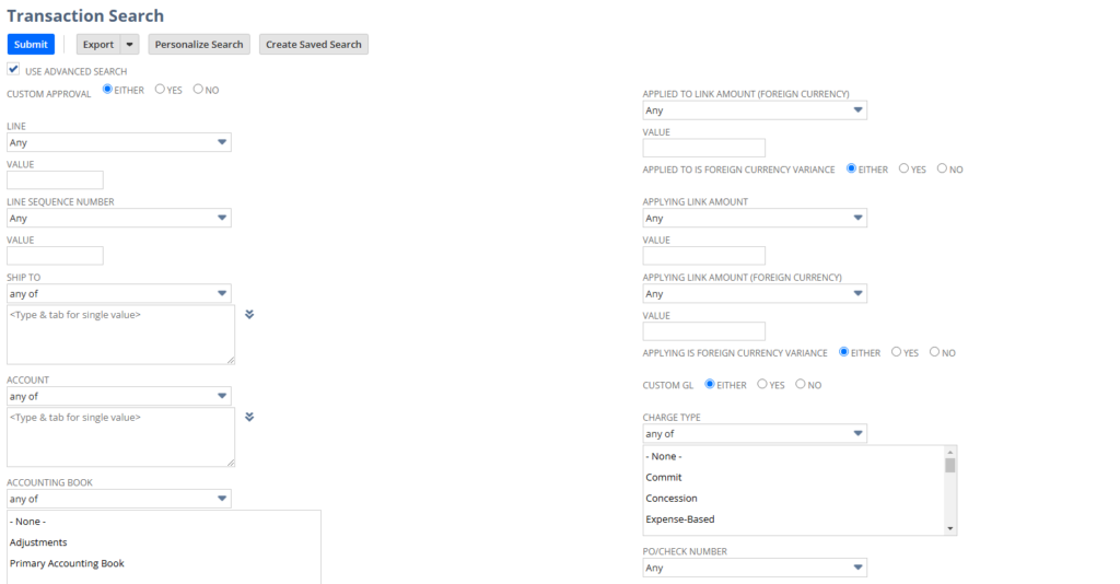 NetSuite Saved Searches – Some basic functions - Coras